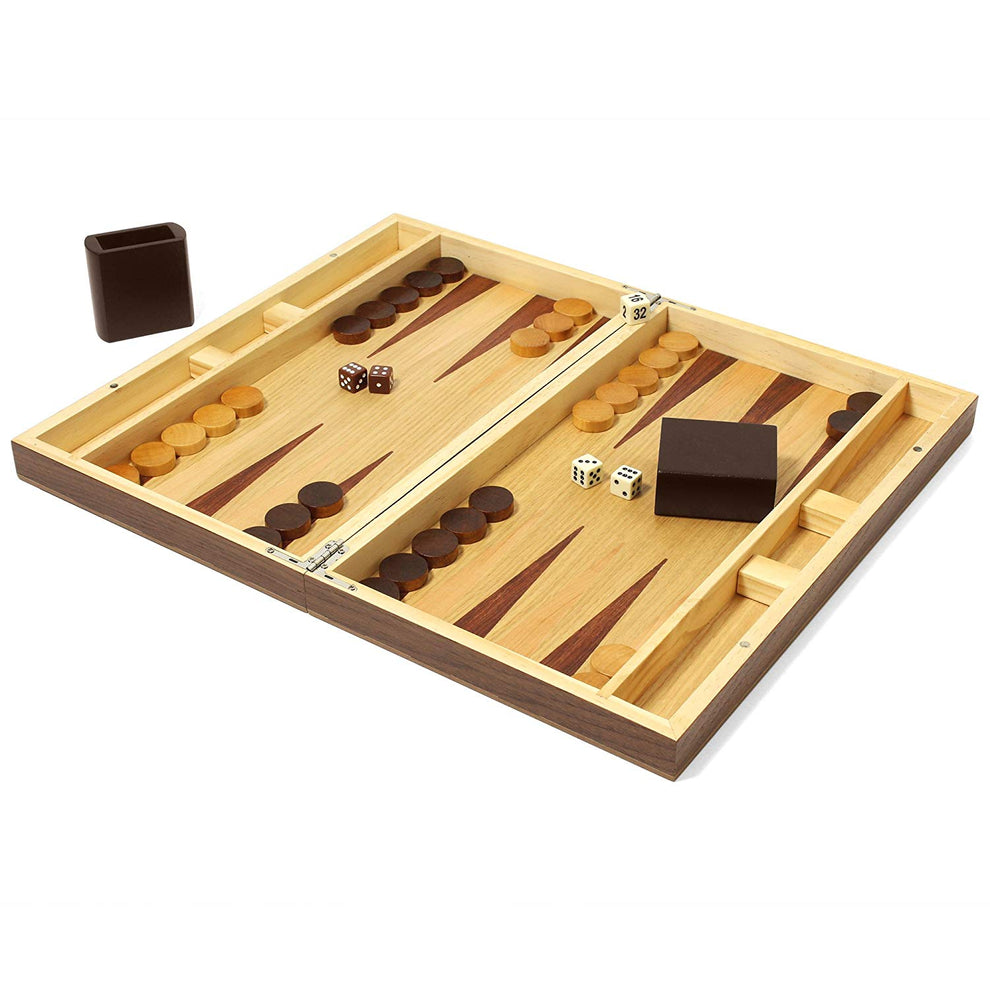 SwingDesign Collector's Edition Backgammon, Acey-Deucey Set, Walnut ...