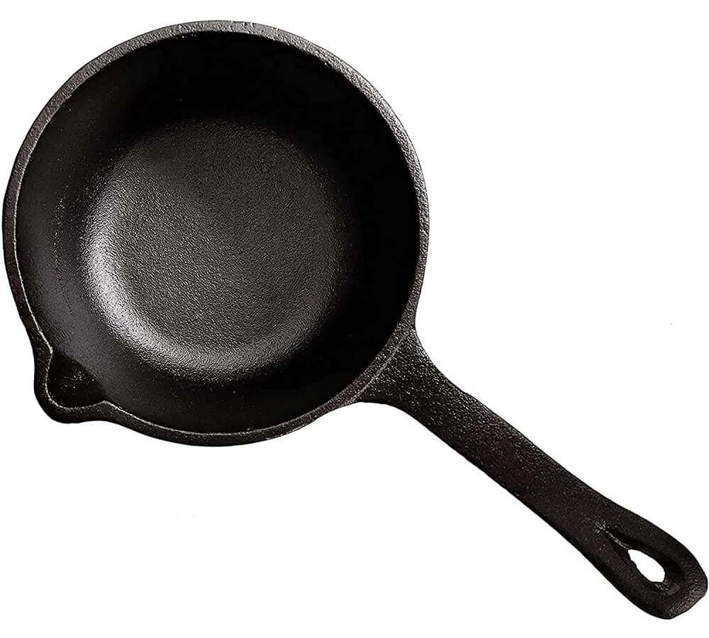 Jim Beam Pre-Seasoned Heavy Duty Cast Iron Basting Pot for Grilling an