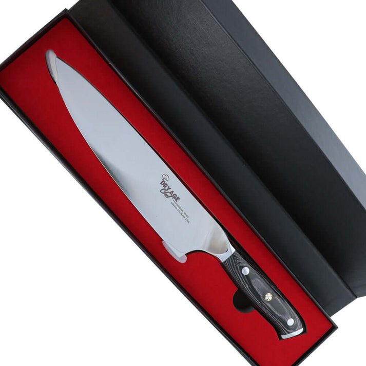 German Stainless Steel Chef/Butcher Knife & Hybrid Cutting Board Combo ...