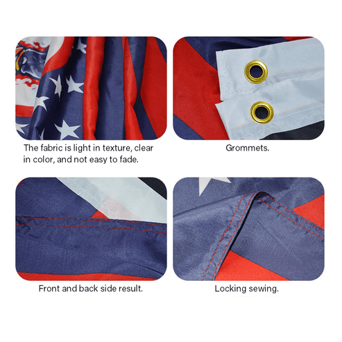 Flags Unfurled "ICXC NIKA" Cross 3’ x 5’ Flag