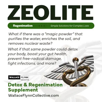 ZEOLITE Heavy Metal Detox Regenimation Supplement 600mg, 60 ct.